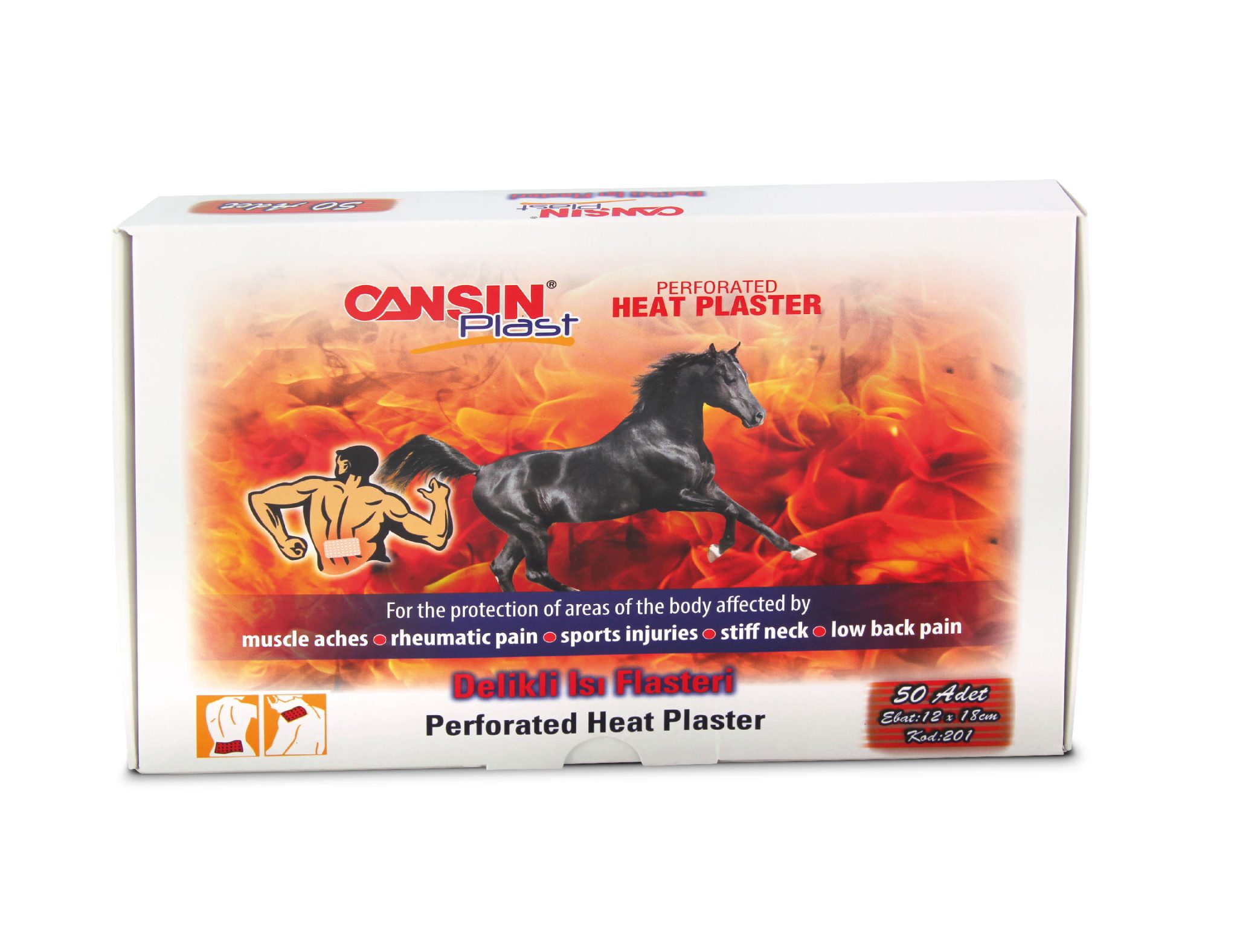 Cansinplast Perforated Heat Plaster - Alma Medical