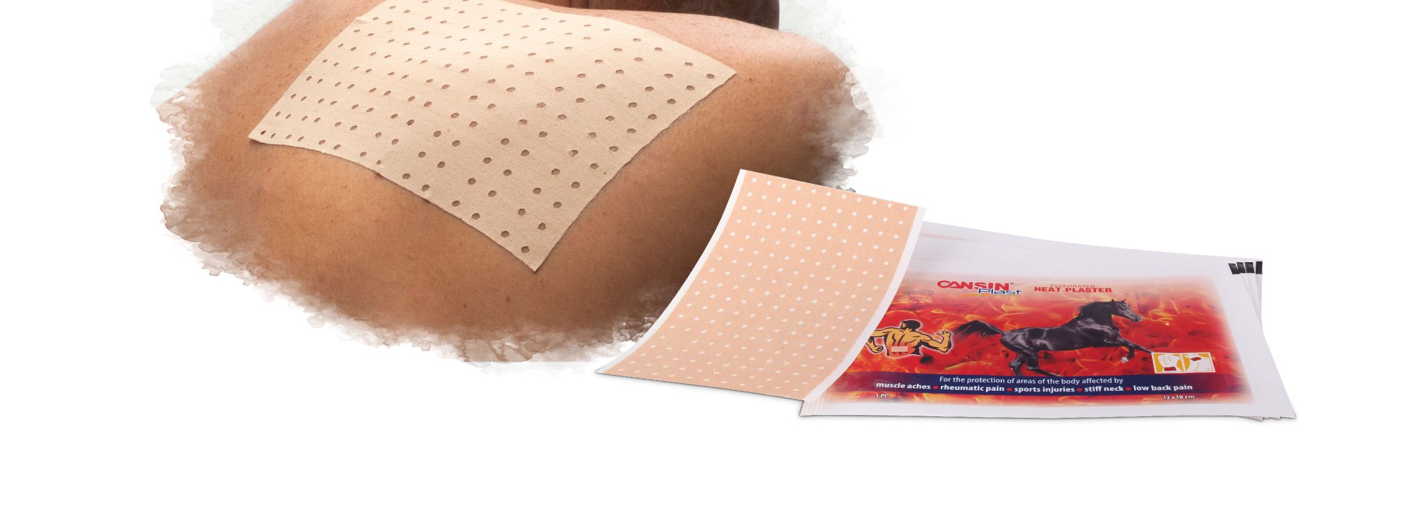 Cansinplast Perforated Heat Plaster - Alma Medical